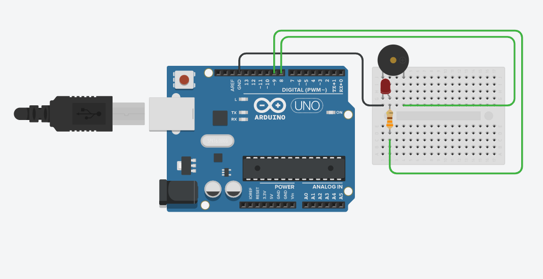 Arduino Buzzer Tone With LED. A buzzer or beeper is an audio… | by ...