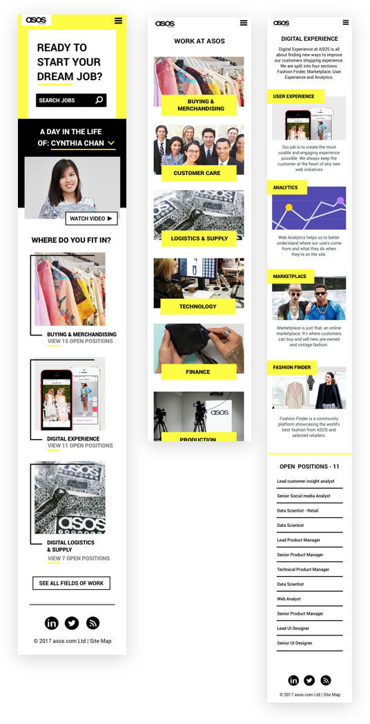 I redesigned Asos Careers. During another shopping spree on the… | by ...