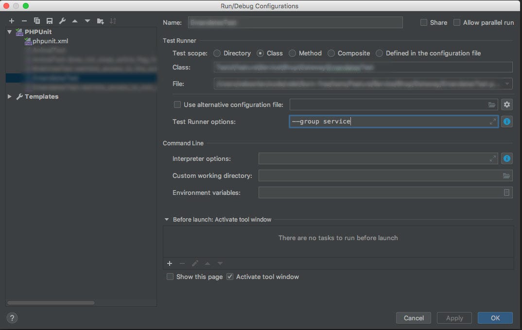 How To Run Excluded Phpunit Group Tests In Phpstorm By Sebastian