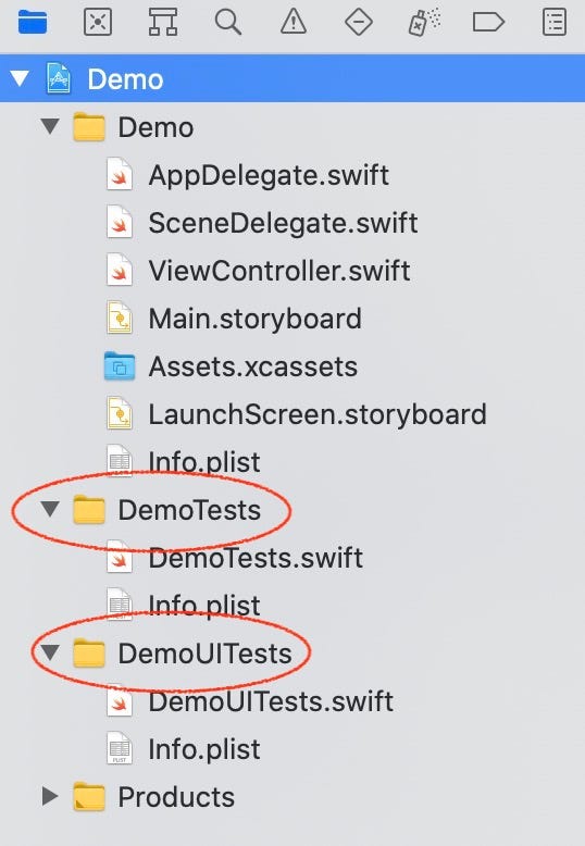 Xcode 專案的 Include Tests 設定 有同學建立 Xcode 專案後,看到底下長出兩個以 Tests By 彼得潘的 Ios App Neverland 彼得潘的