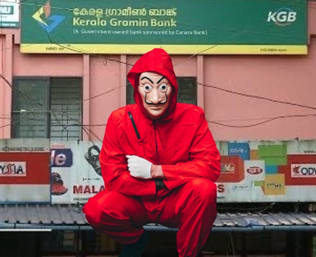 Chelembra Bank Robbery aka India’s Money Heist | by Aravind ...