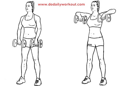 Dumbbell wide-grip upright row. First of all thanks for landing this ...