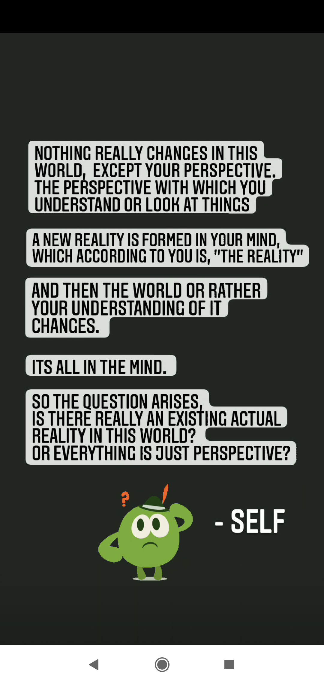 Perspective vs Reality. Is every reality only a perspective? | by ...