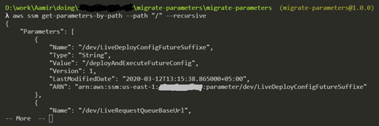How to migrate AWS SSM Parameters | by Muhammad Aamir Mughal | Medium