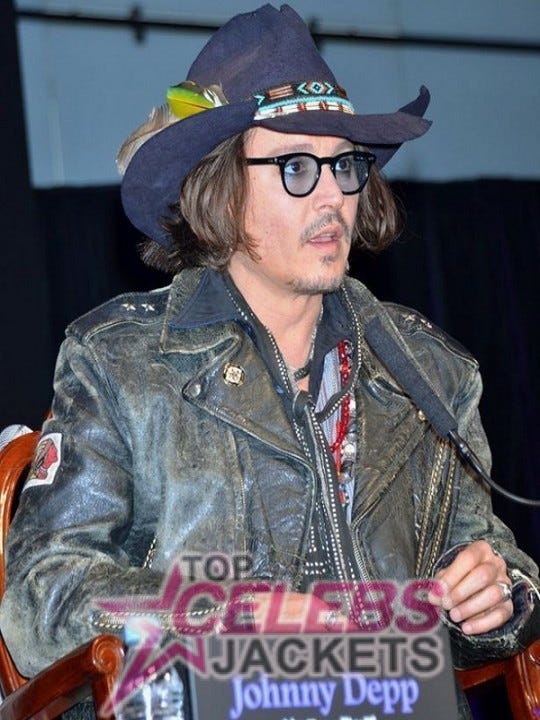 Johnny Depp Rough Leather Jacket. Johnny Depp Rough Leather Jacket | by ...