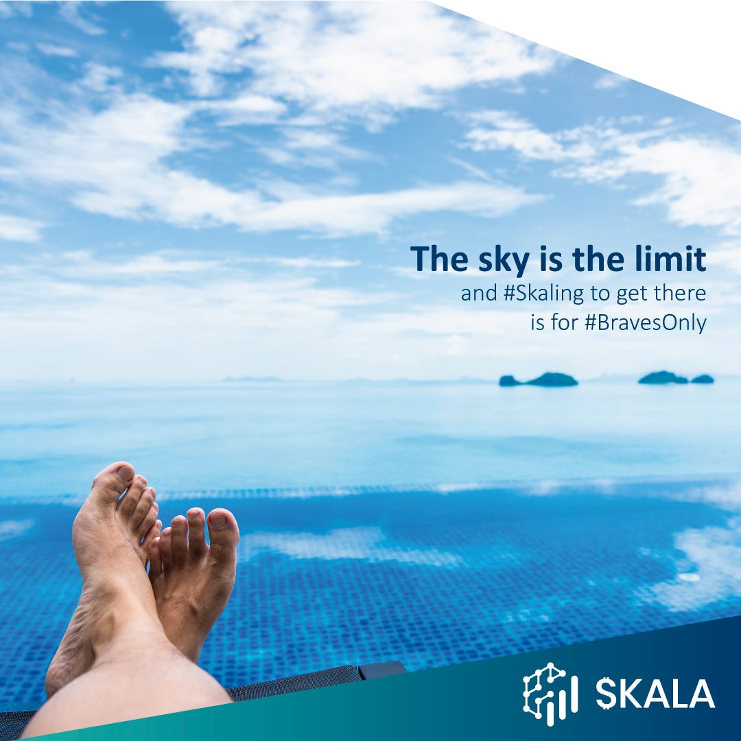 The sky is the limit and #Skaling to get there is for #BravesOnly | by ...