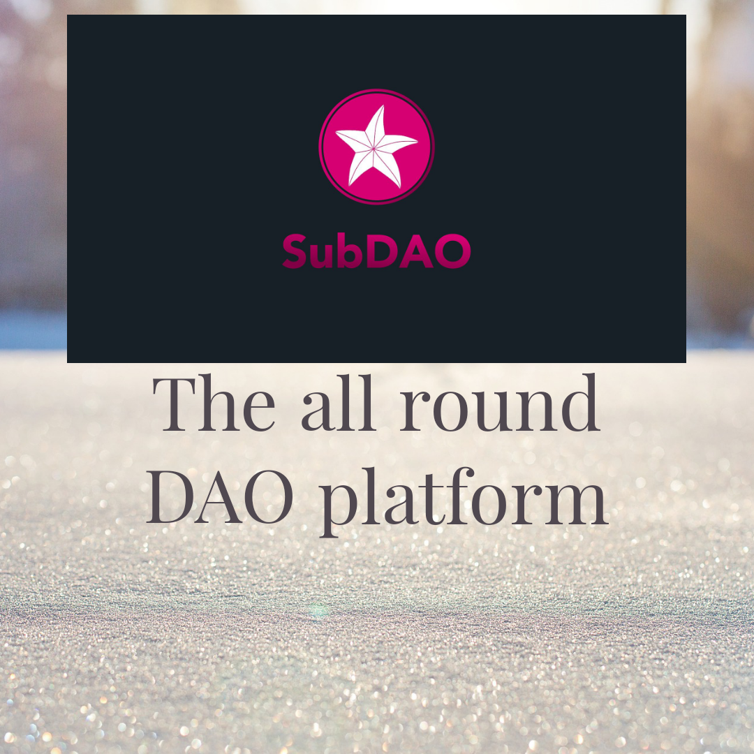 subDAO network; the all round seamless DAO platform | by Ahmad Adam ...