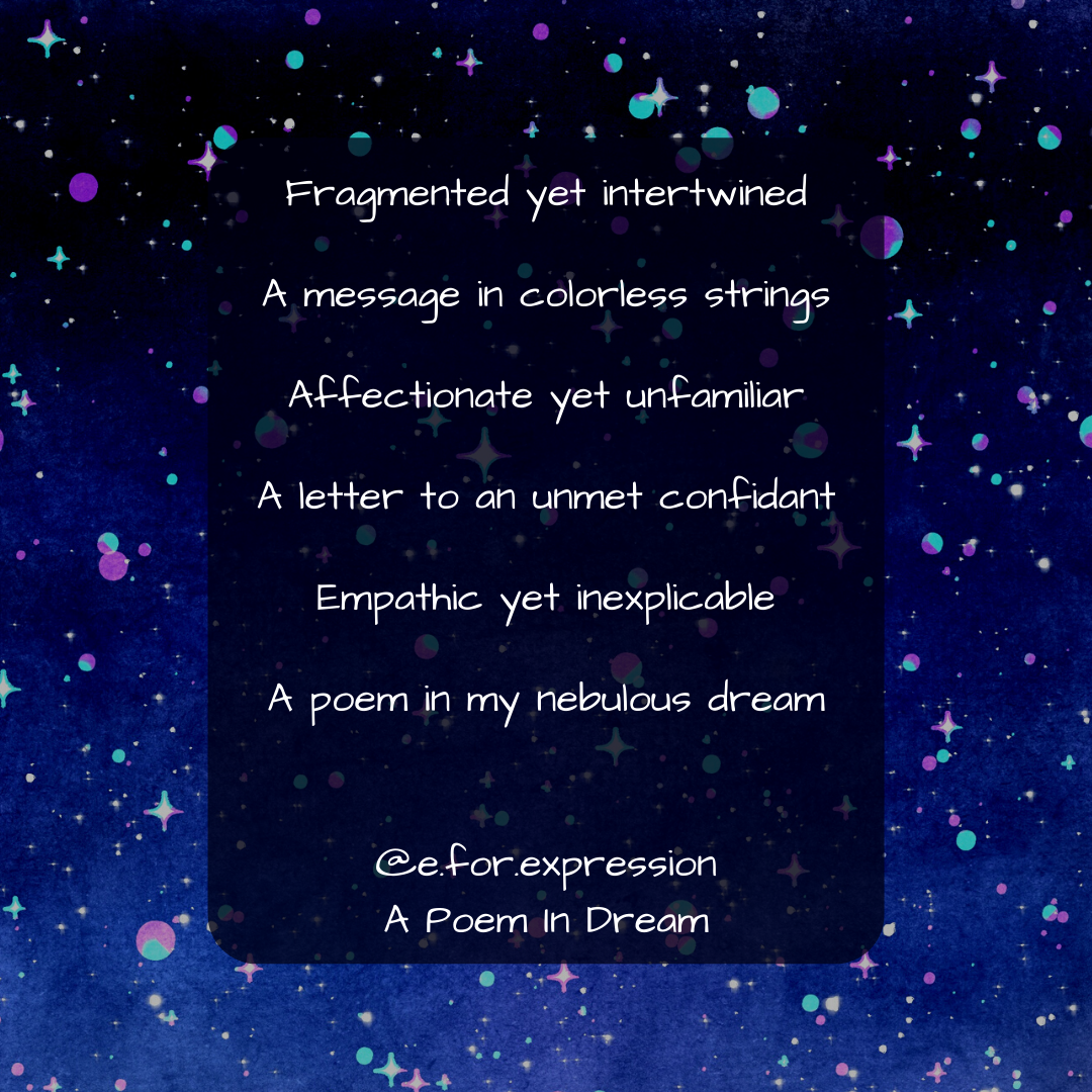 Poetry: A Poem In Dream - Story in Poetry - Medium