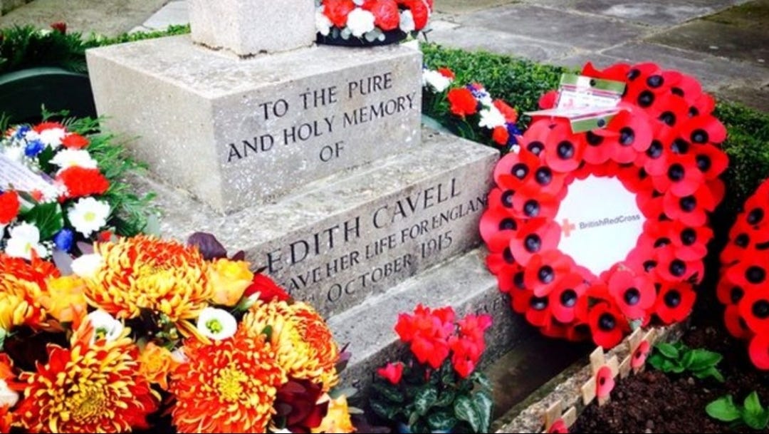 British Nurse Edith Cavell Executed by German Firing Squad | by Kathy ...