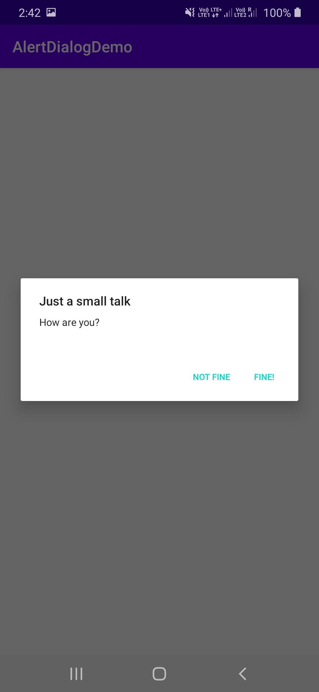 Alert Dialog- Android Popup message | by Jerry S Joseph | Medium