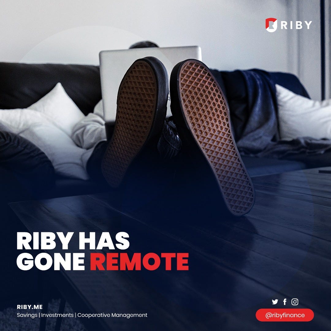 Riby is flattening the curve. Riby is playing its part as a socially ...