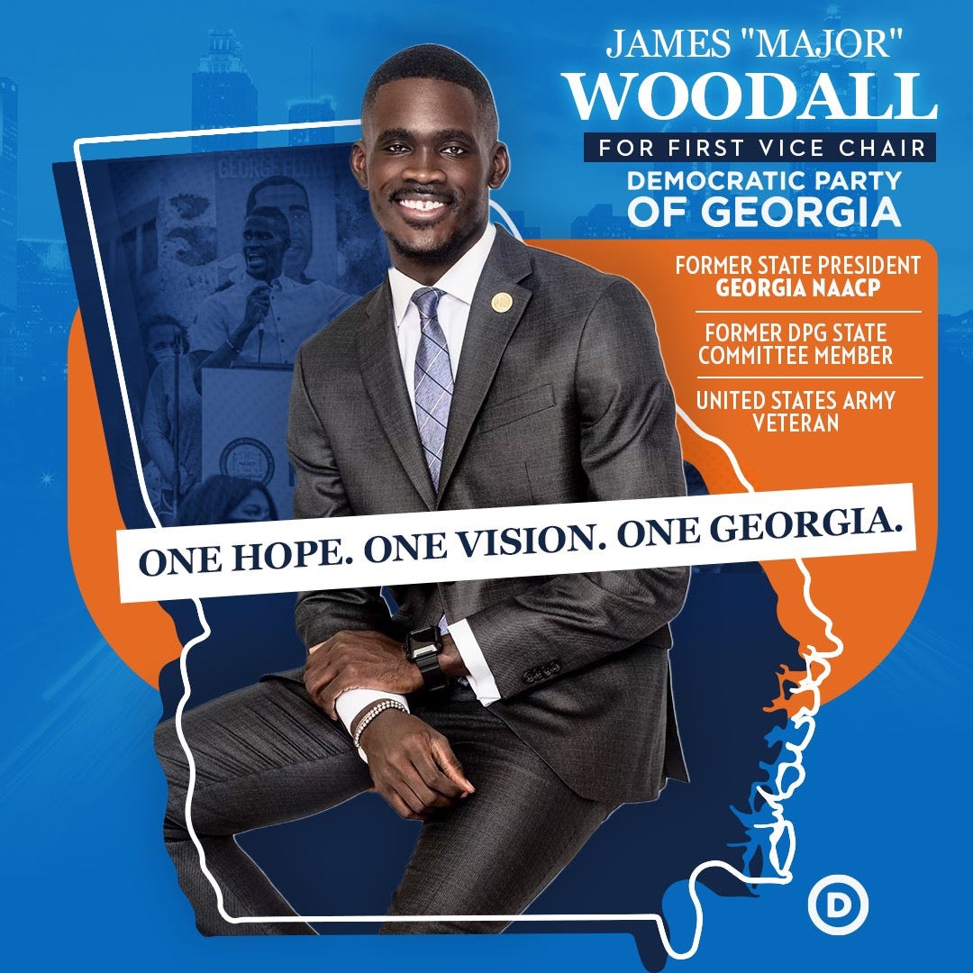 James “Major” Woodall for First Vice Chair of the Georgia Democrats ...