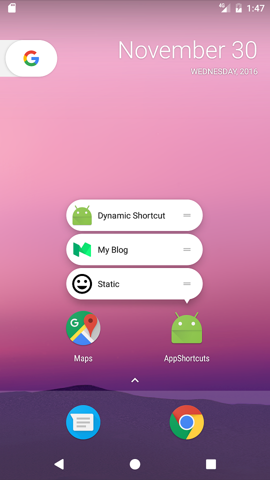 App Shortcuts, a new feature from Android Nougat 7.1 | by Umang Kothari | AndroidPub | Medium