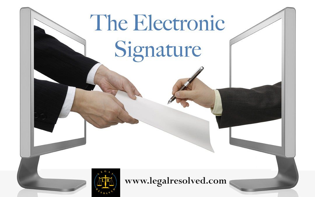 Why One Must Use Electronic Signature for Contracts ? | by Legal ...