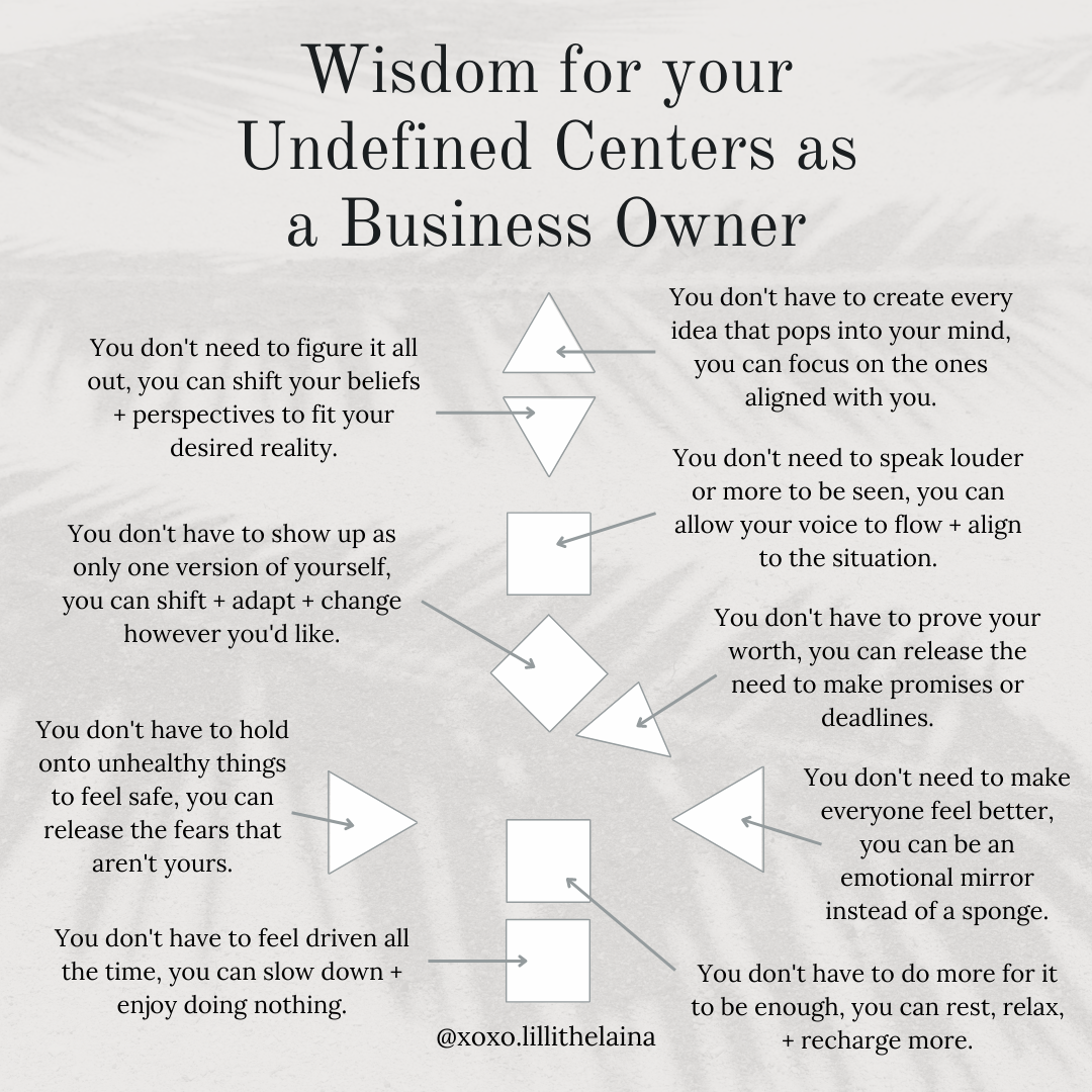 Your Undefined Centers can pull you out of your natural sales process ... Your Undefined Centers can pull you out of your natural sales process ...