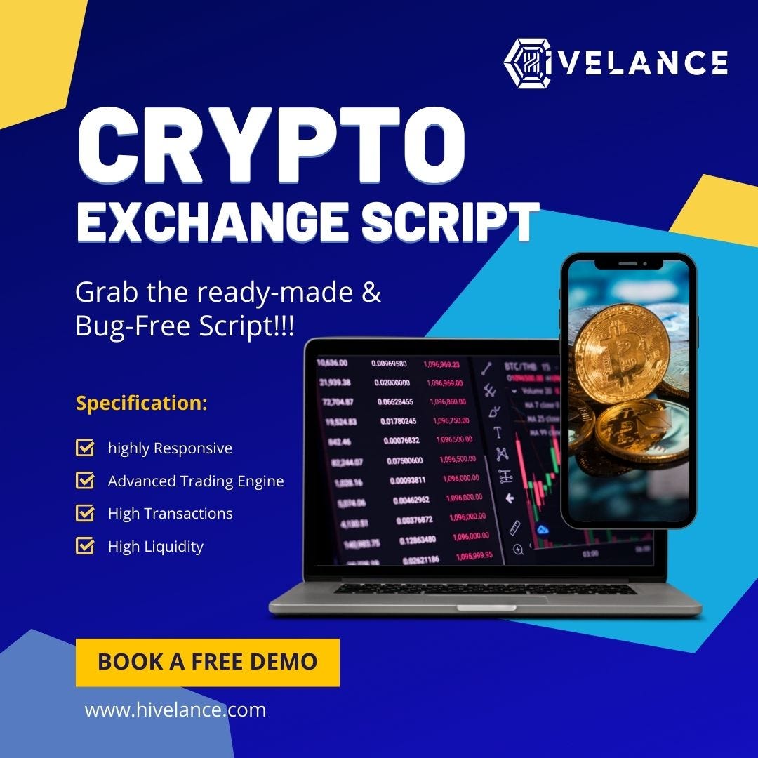 Cryptocurrency Exchange Script — Set-Up Crypto Exchange Website Instantly | by Hivelancetech ...