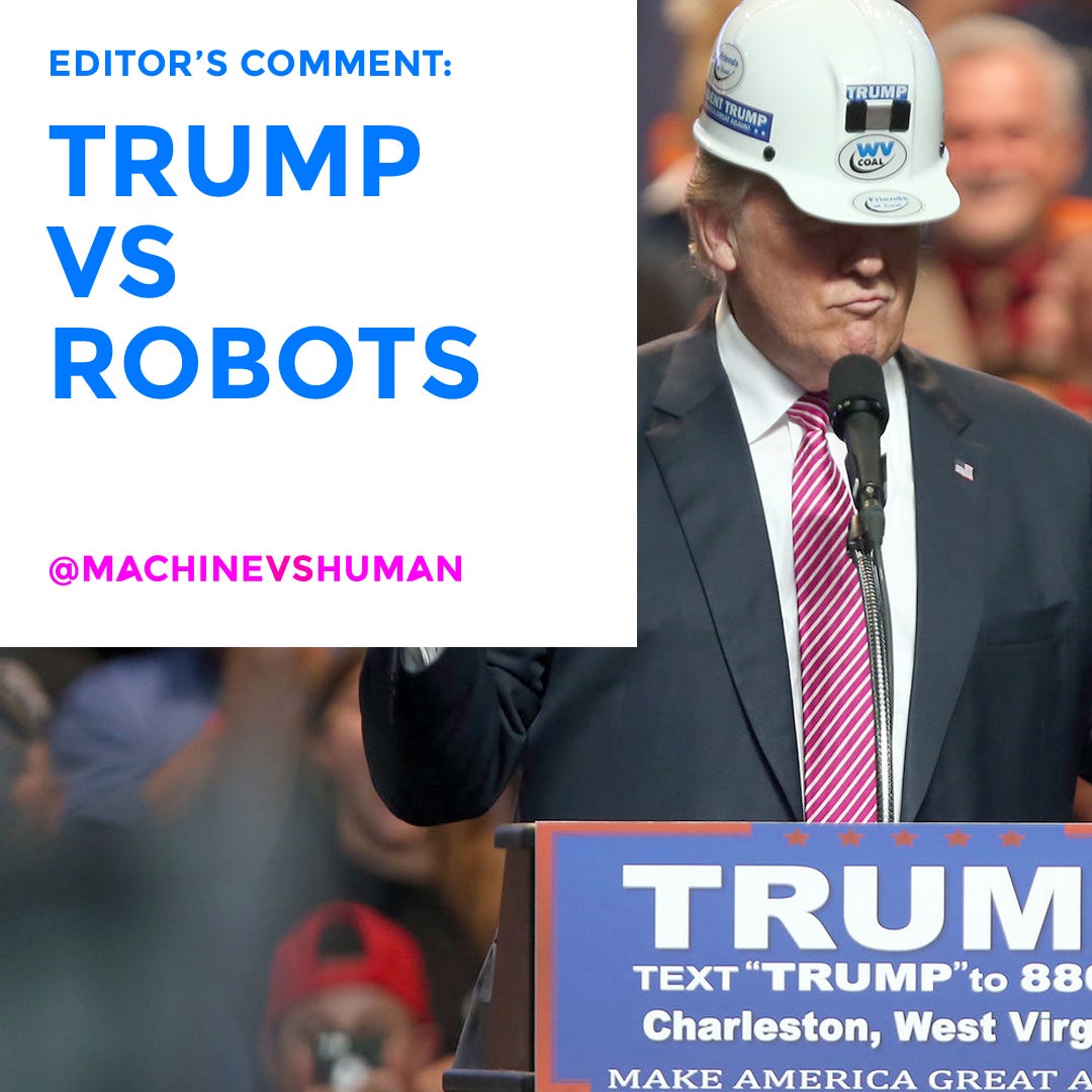 Trump VS Robots. President Donald Trump has a number of… | by Machine ...