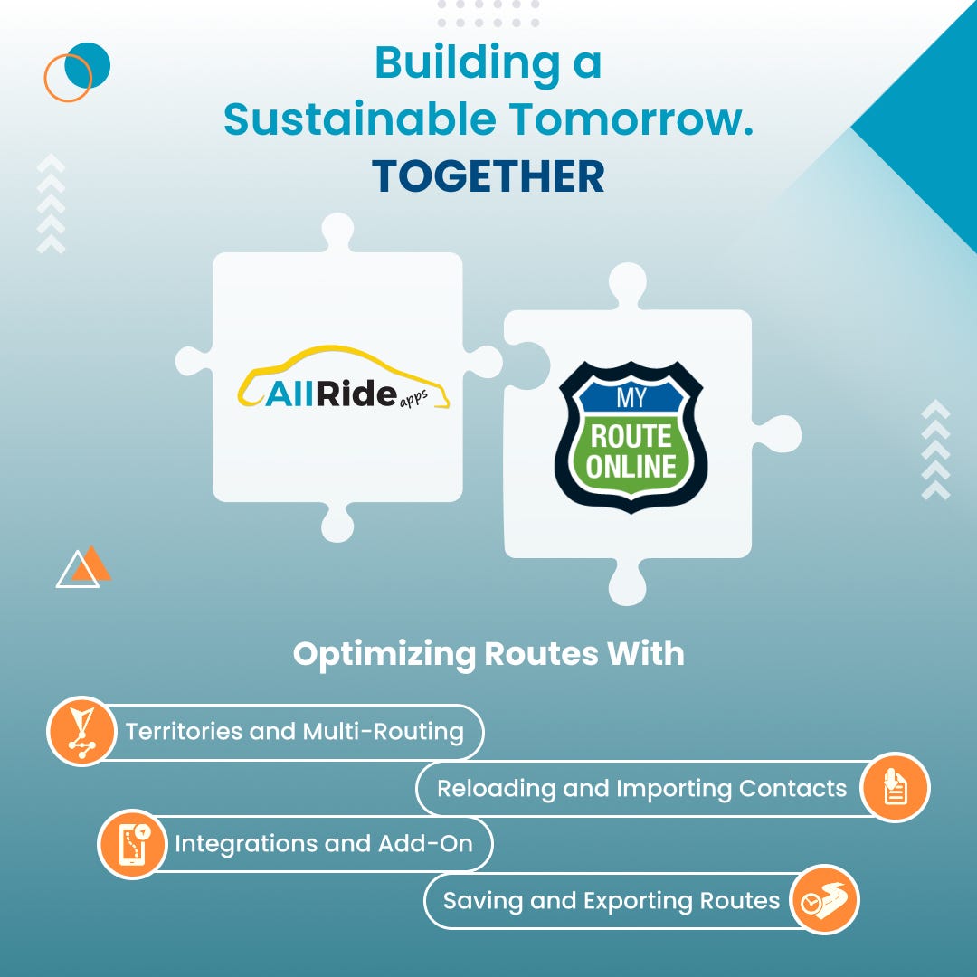 AllRide Apps partners with MyRouteOnline to power route optimization ...