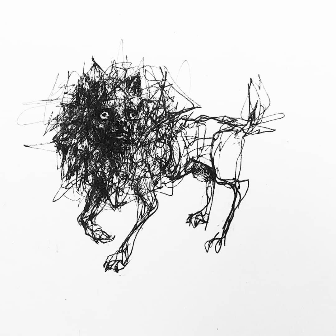 The Scribble-Lion. The Scribble-Lion is a furious beast… | by Elroy ...