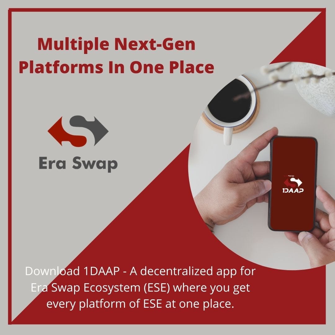 1DAAP | Access Era Swap Ecosystem In One Place - Era Swap Foundation OÜ ...