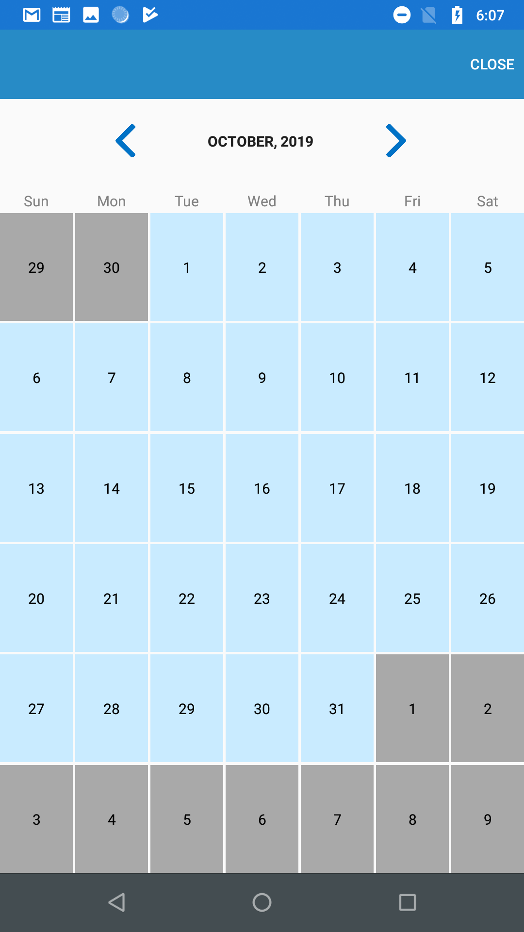 Custom calendar in Xamarin for Android/iOS/Windows | by Bhavya Joshi | Medium