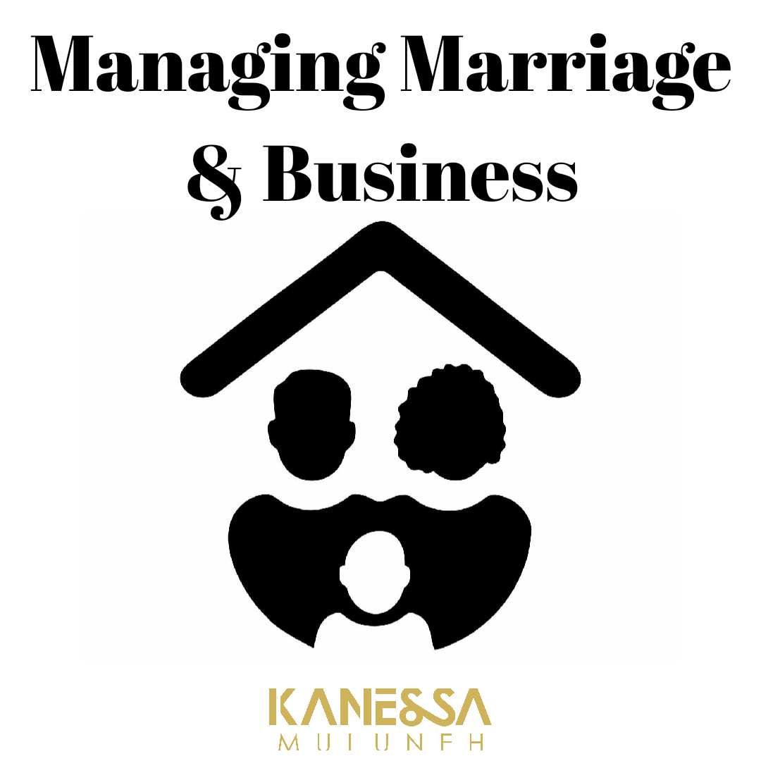 Managing Marriage & Business. I already mentioned that my work days ...