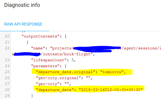 Dialogflow Using Original Value Associated With Parameter By Siddharth Shukla Medium