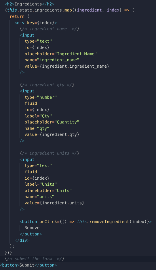 Create A Dynamic Form In React And Updating An Array Of Objects In