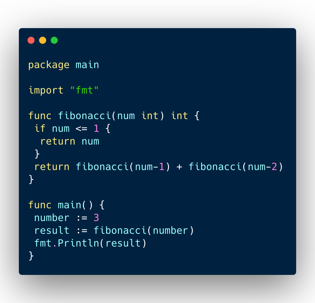 Aлгоритм golang — фібоначчі. https://play.golang.org/p/_L6dsDQazhG | by ...