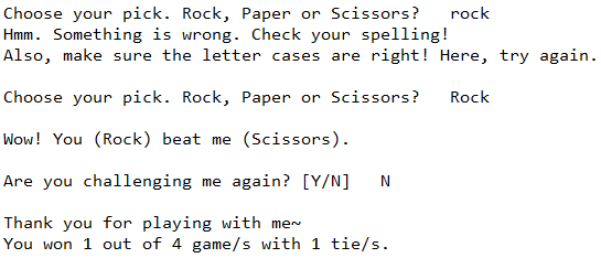 How I Programmed Rock, Paper, Scissors in Python | by Mary dela Cruz ...