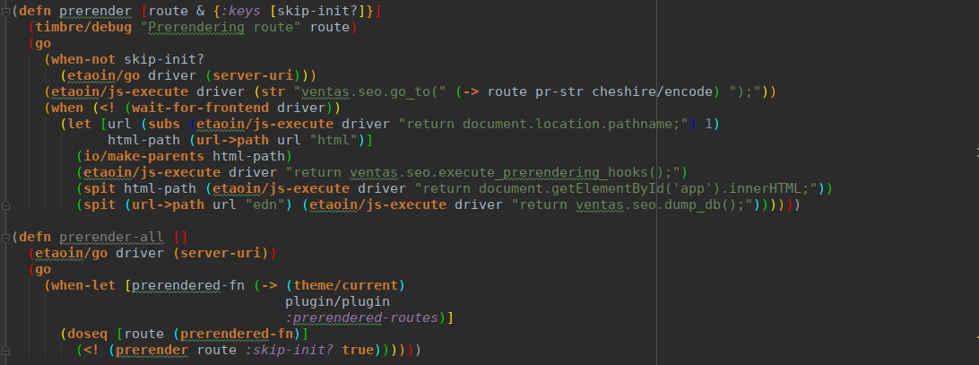 Prerendering a re-frame app with Chrome Headless | by Joel Sánchez | Medium