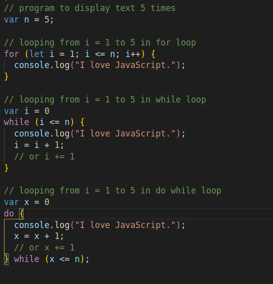 Conditional statements and loops Practices in Javascript. | by Osama | Medium