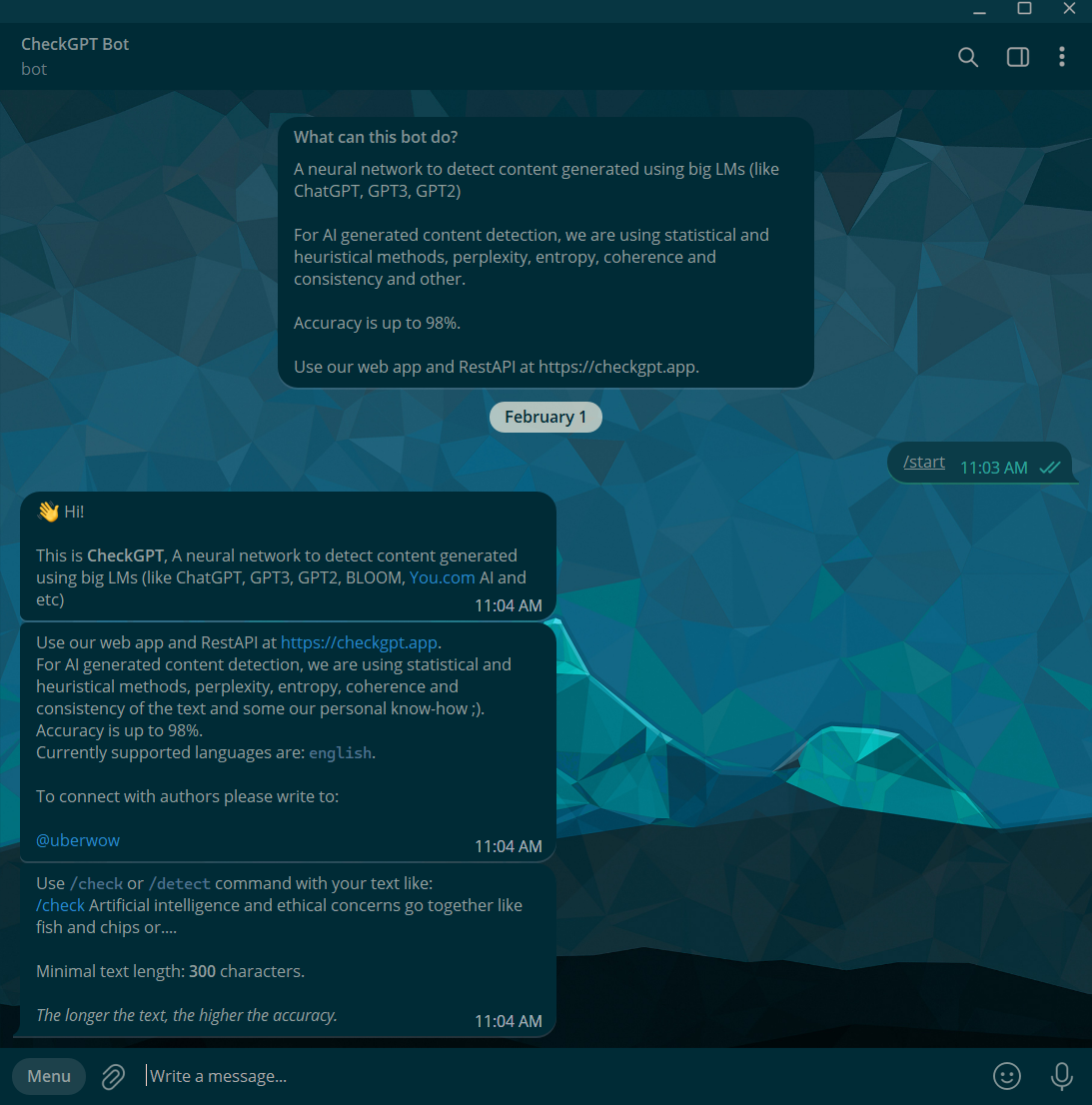 CheckGPT.app — a tool for detecting text generated by large language models (ChatGPT, GPT3 ...