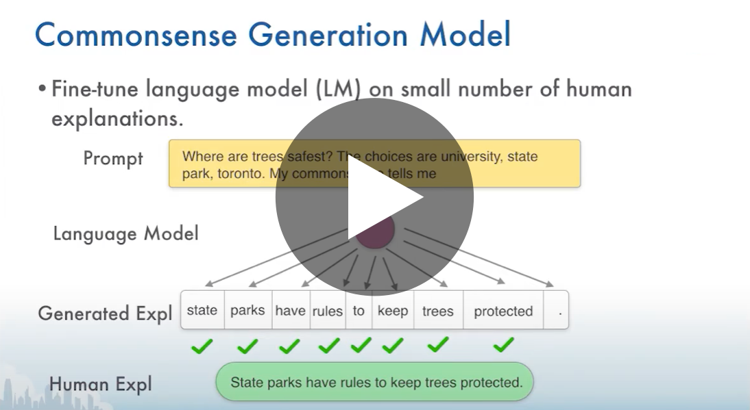 Leveraging Language Models For Common Sense Reasoning