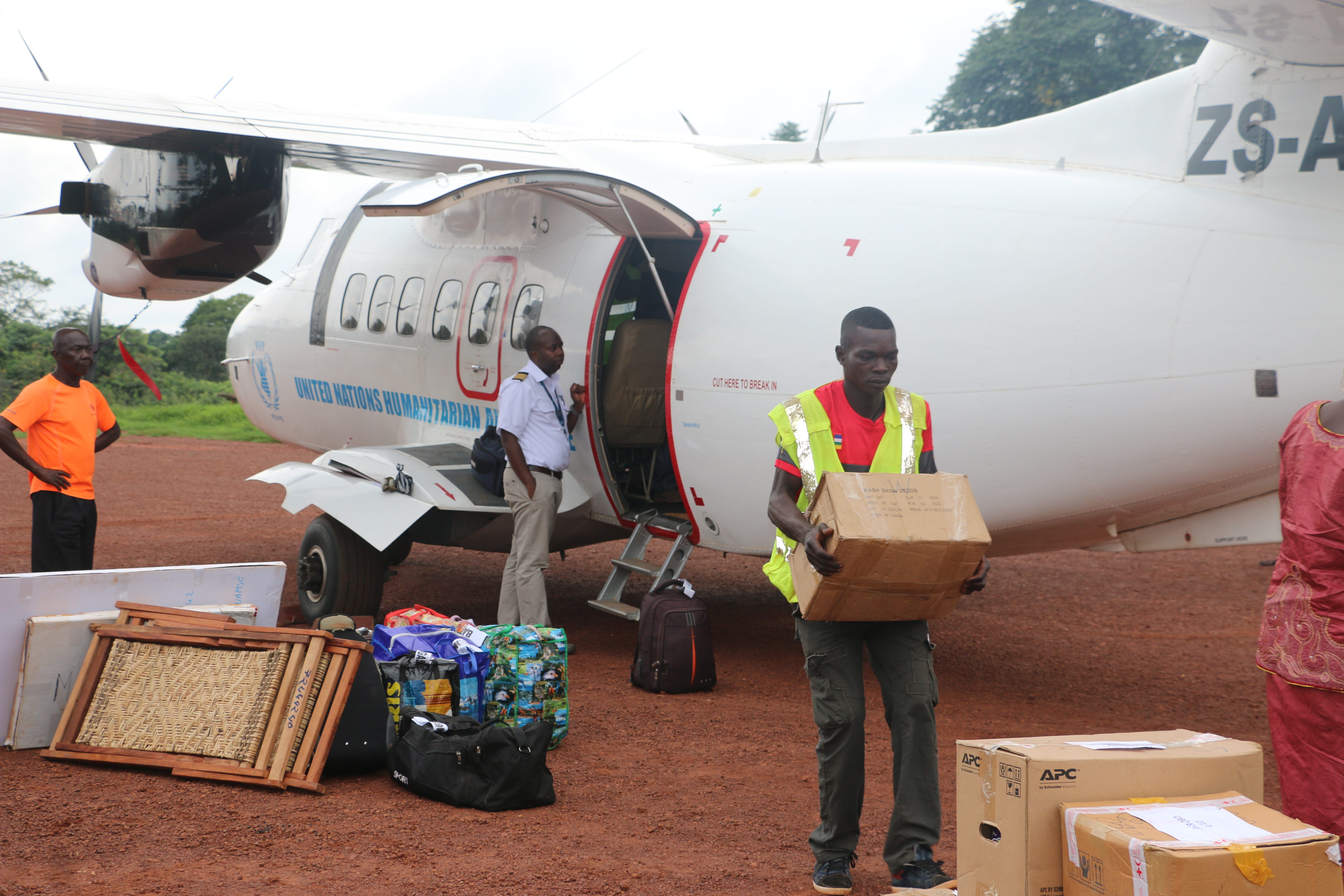 A Central African odyssey on the airline of last resort | by WFP West ...