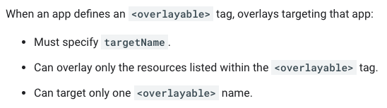 淺談「Runtime Resource Overlay」. Android：AOSP | by RICK | Medium