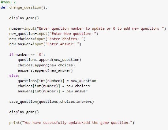 My first ever game quiz made using python. | by Ellaine Paden | Medium