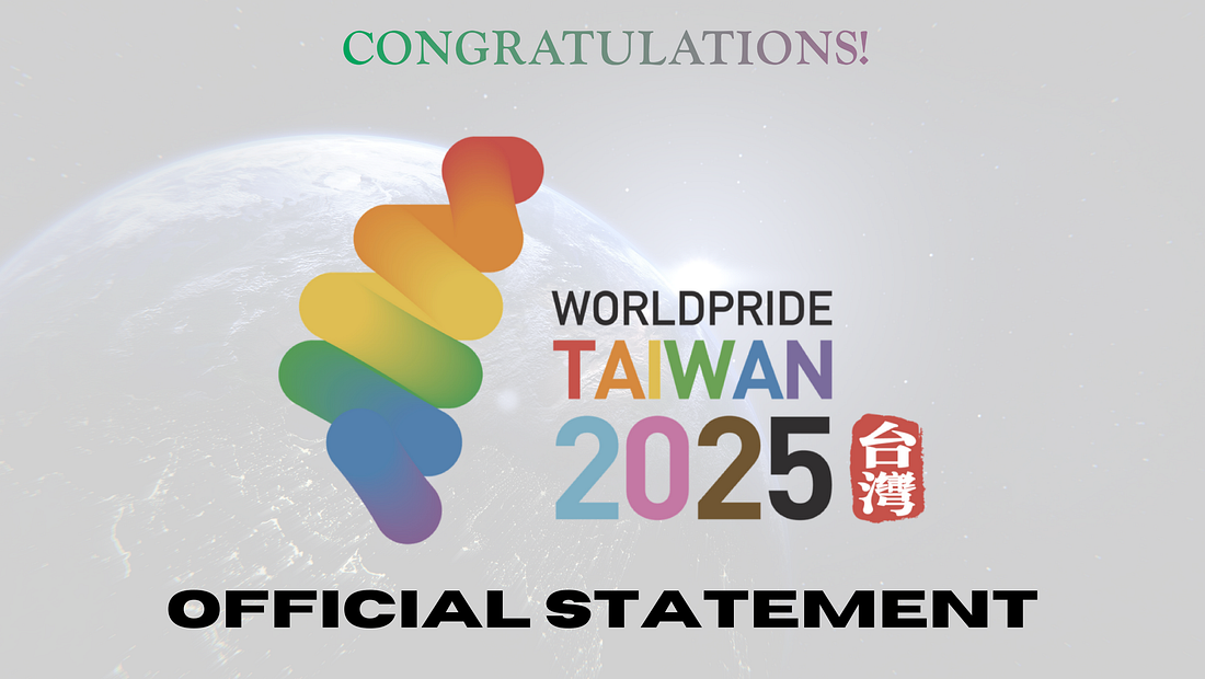 InterPride Official Statement On Kaohsiung Pride Winning Bid For ...