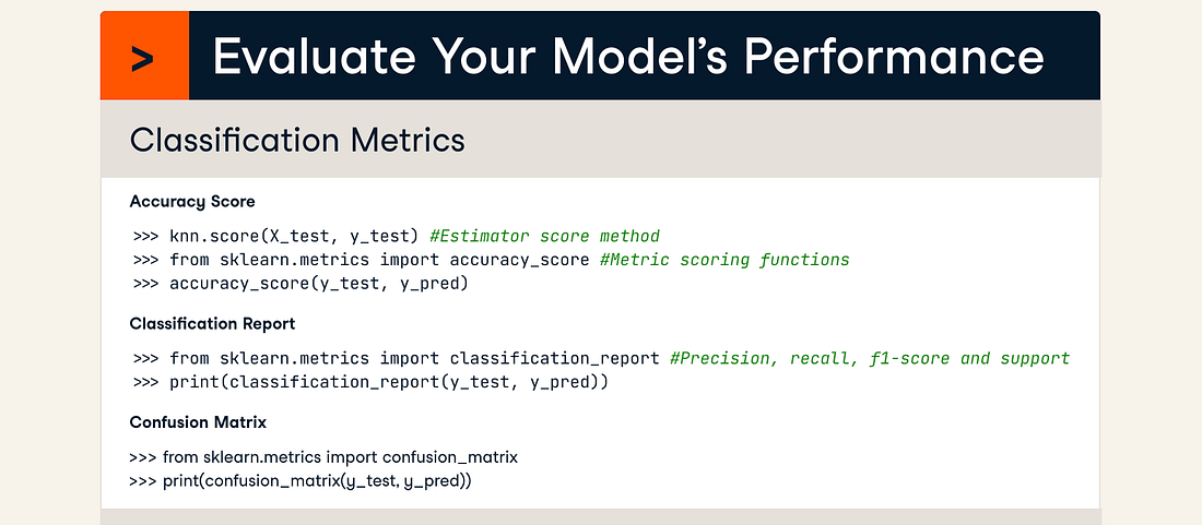 The best SciKit-Learn cheat sheet! | by Manpreet Singh | Medium