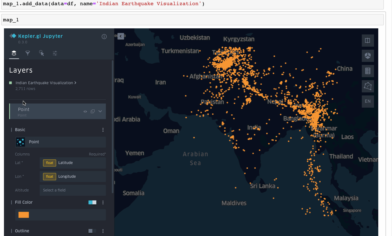 Visualizing India’s Seismic activity | by Parul Pandey | Towards Data Science