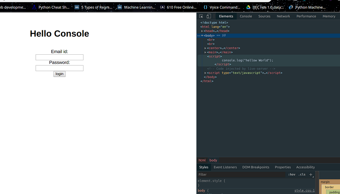 Getting Started With Browser Developer Tool.. | by Soumyajit Behera ...