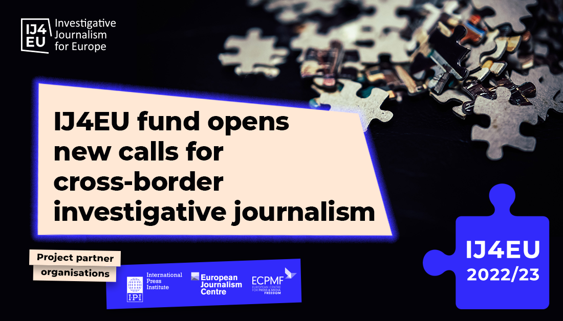 Investigative journalism in Europe supported with up to €1.23 million ...