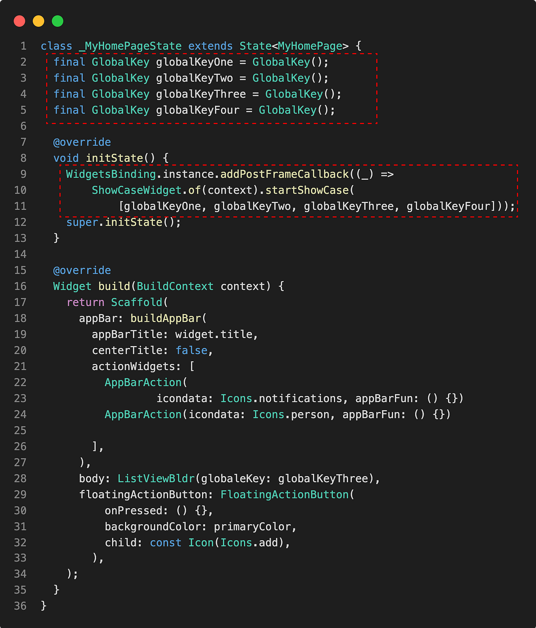 Showcase view in Flutter. In this article we will discuss about… | by ...