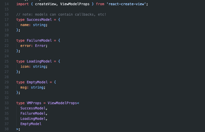 Introducing react-create-view. react-create-view provides a utility to ...