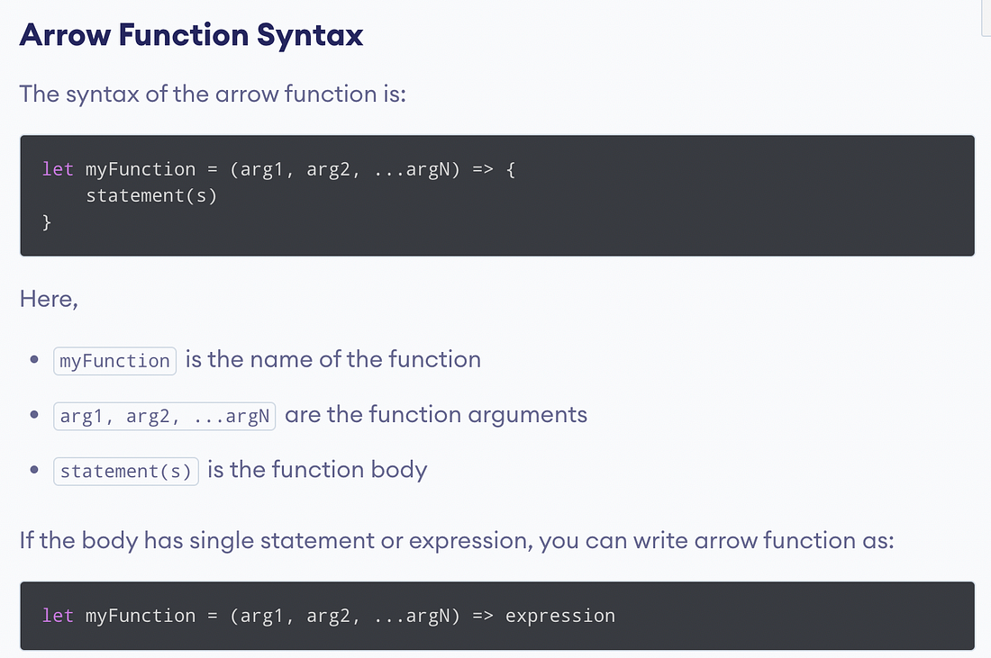 Eliminate Arrow Functions in JavaScript | by Mai Vang | Medium