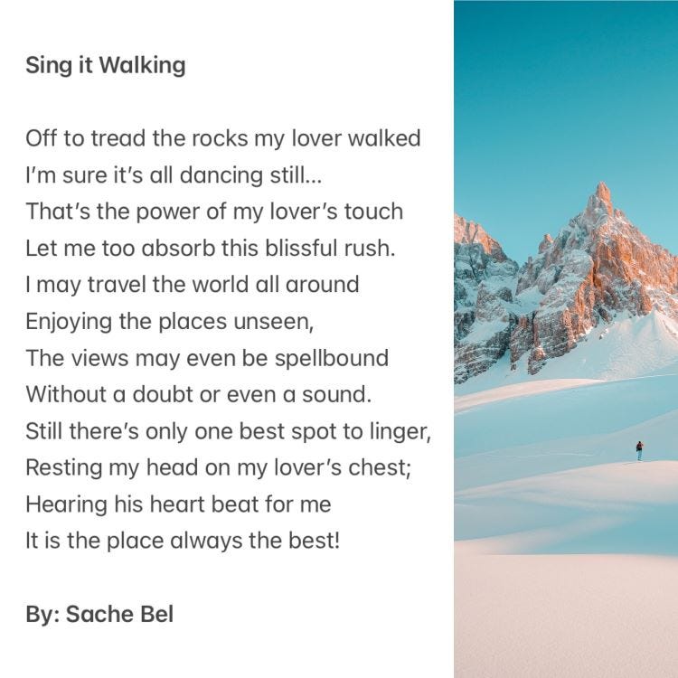 Sing it Walking (Poem) - ILLUMINATION - Medium
