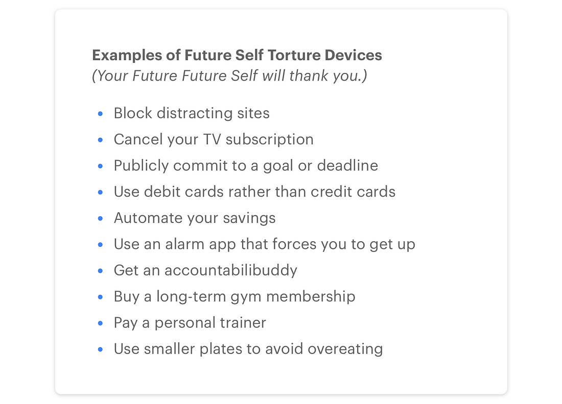 Why Your Present Self Doesn’t Give a Damn About Your Future Self | by ...