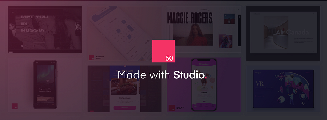 Made with Studio #50. An inspiration gallery from the… | by Muzli ...