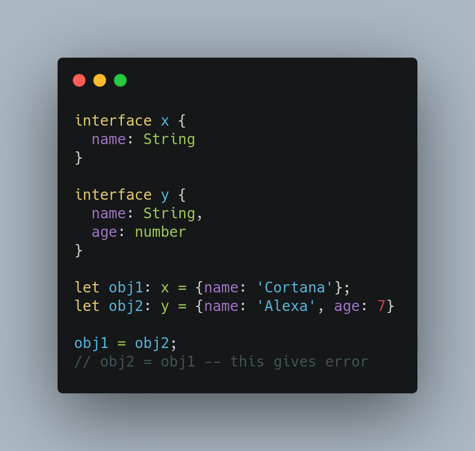 TypeScript duck typing or structural typing and type compatibility | Medium