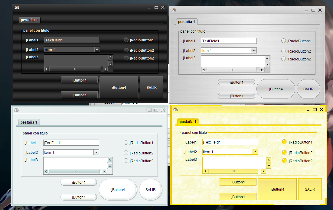 Como cambiar LookAndFeel o apariencia de una aplicación Java | by Davidd Lópezz | Medium